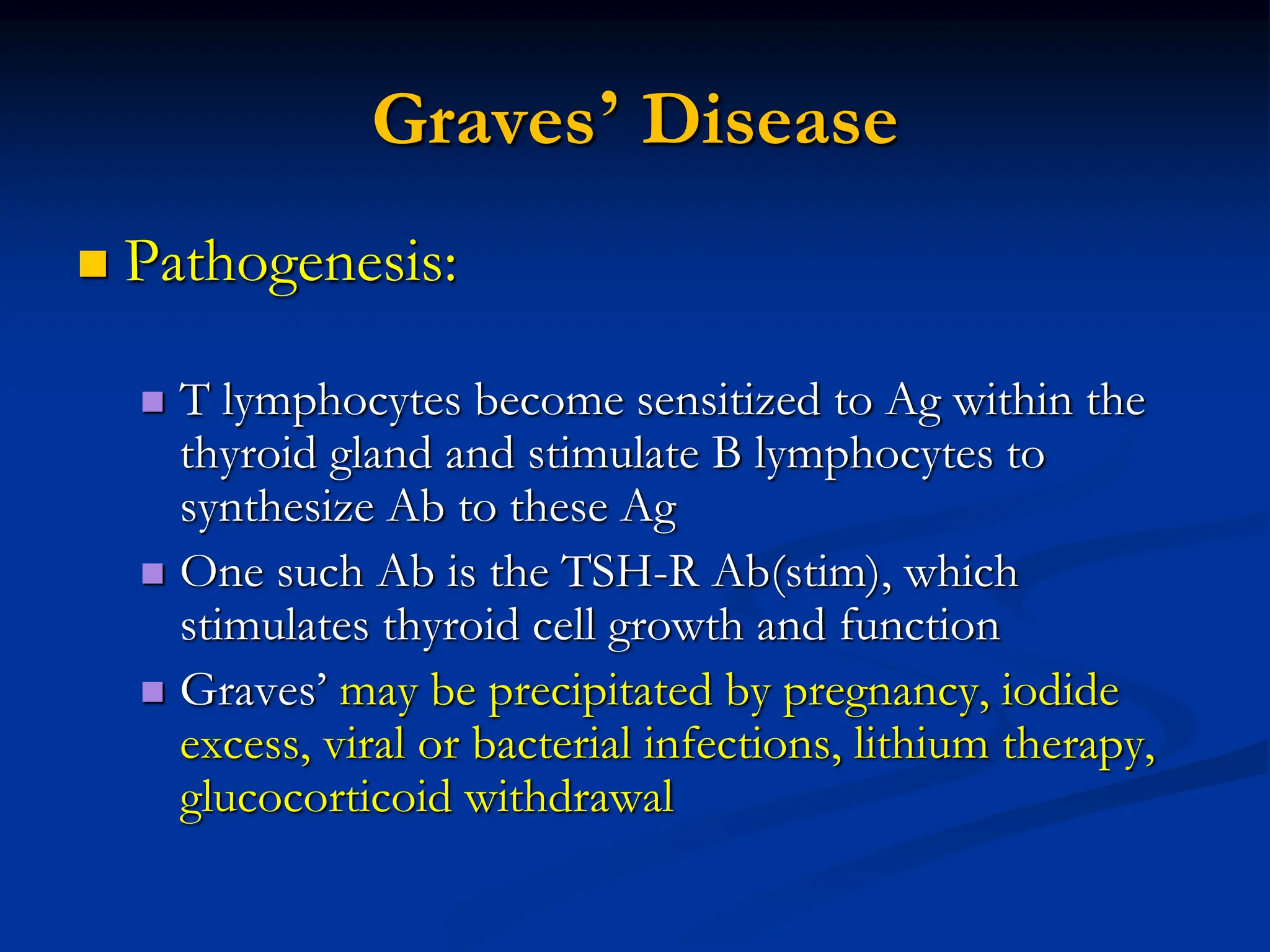 Hyperthyroidism the lect .ppt