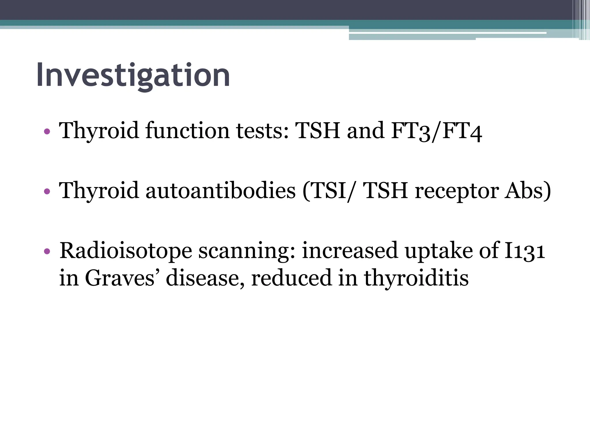 Hyperthyroidism (Thyrotoxicosis) overview | PPTX