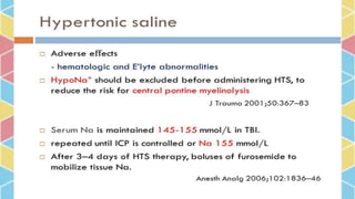 Hypertonic Saline Versus Mannitol for Increased Intracranial Pressure ...