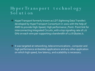 Hyper Transport Technology | PPT