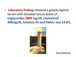 Hypertriglyceridemia in newly diagnosed d.m | PPT