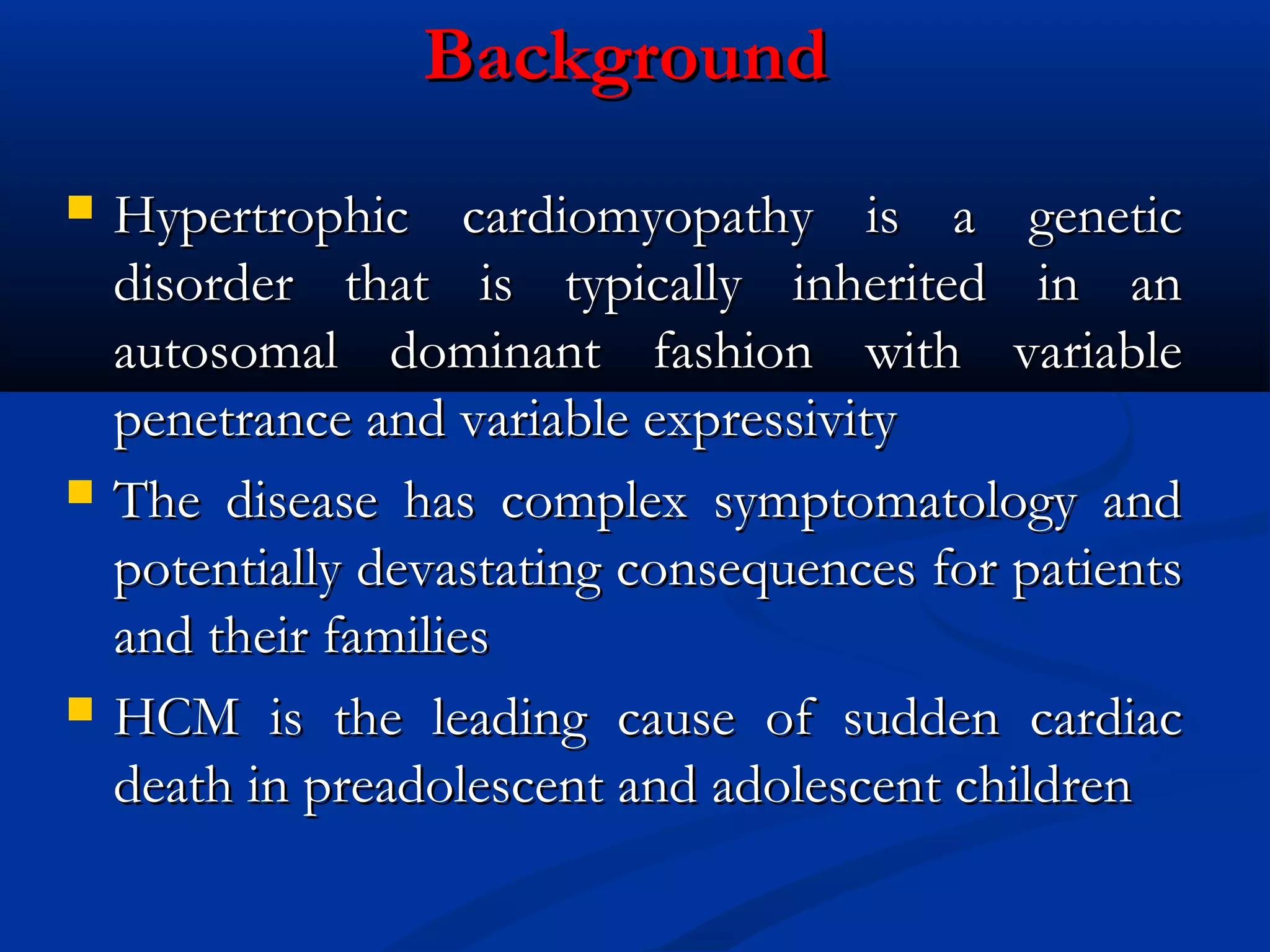 Hypertrophic cardiomyopathy | PPT