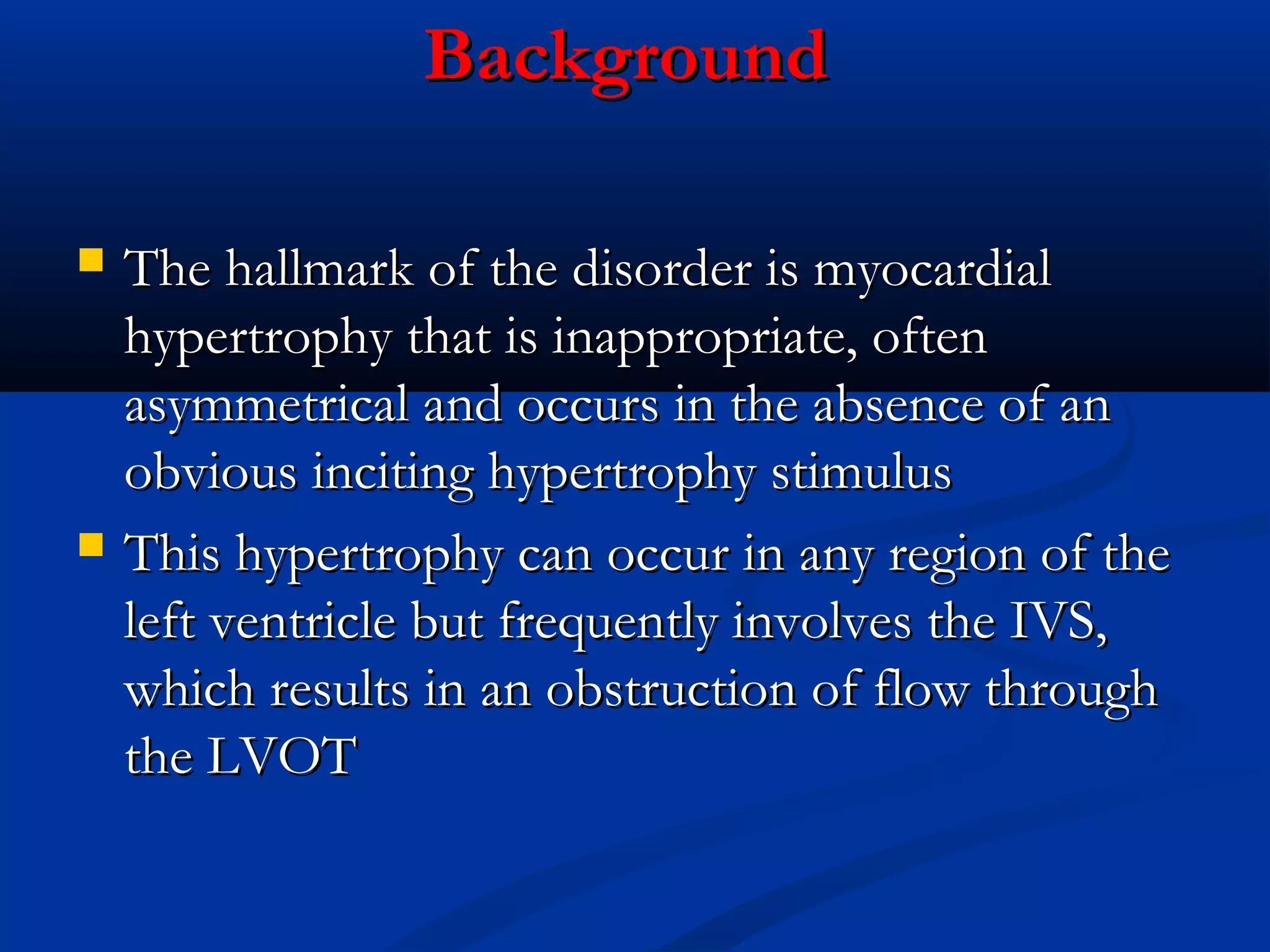 Hypertrophic cardiomyopathy | PPT