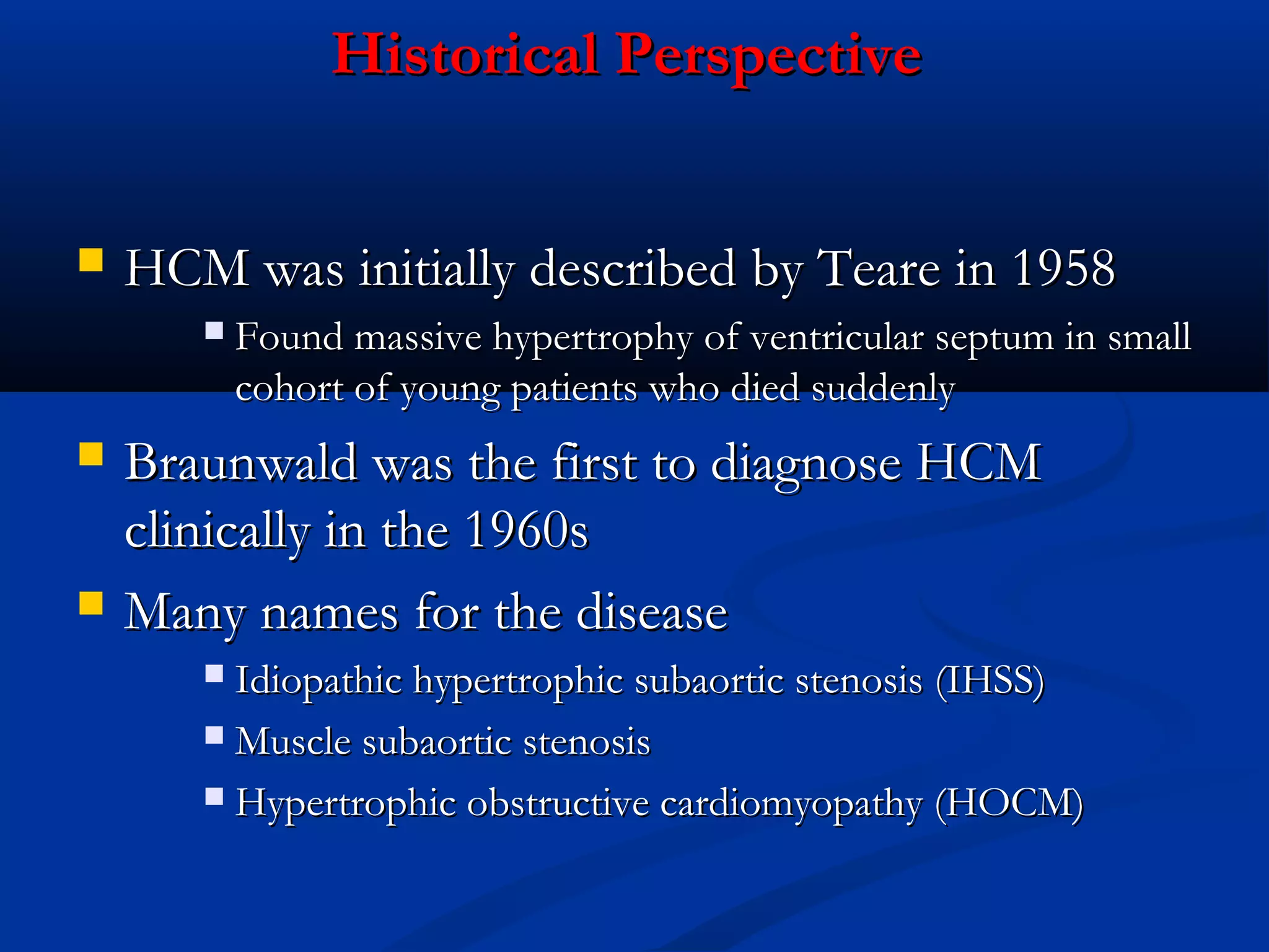 Hypertrophic cardiomyopathy | PPT