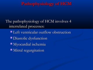 Hypertrophic cardiomyopathy | PPT