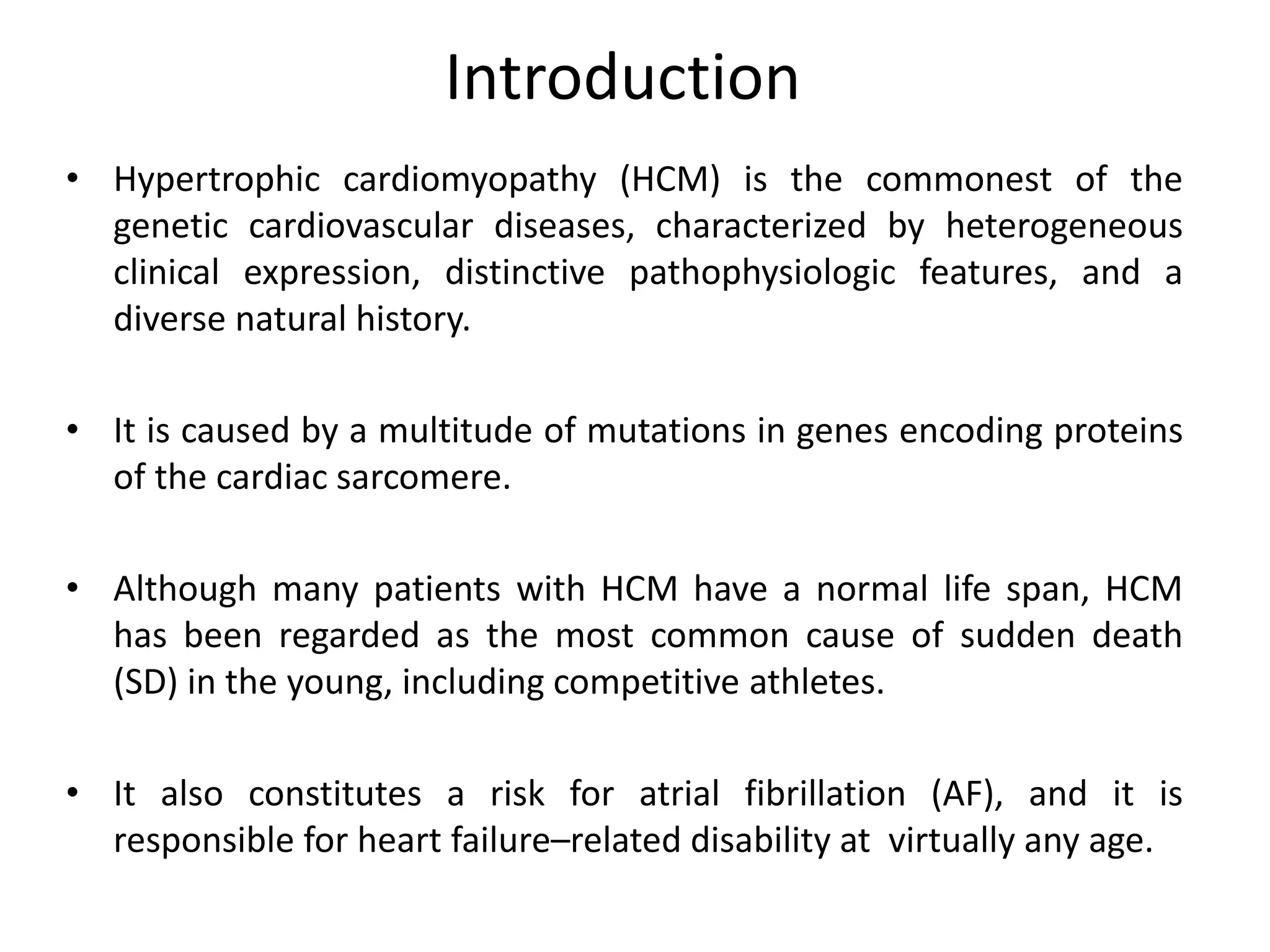 Hypertrophic cardiomyopathy | PPTX