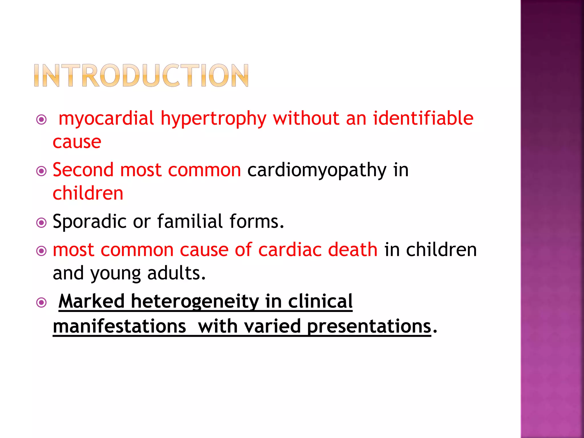 Hypertrophic cardiomyopathy (HCM) | PPTX