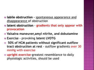 Hypertrophic cardiomyopathy (HCM) | PPTX