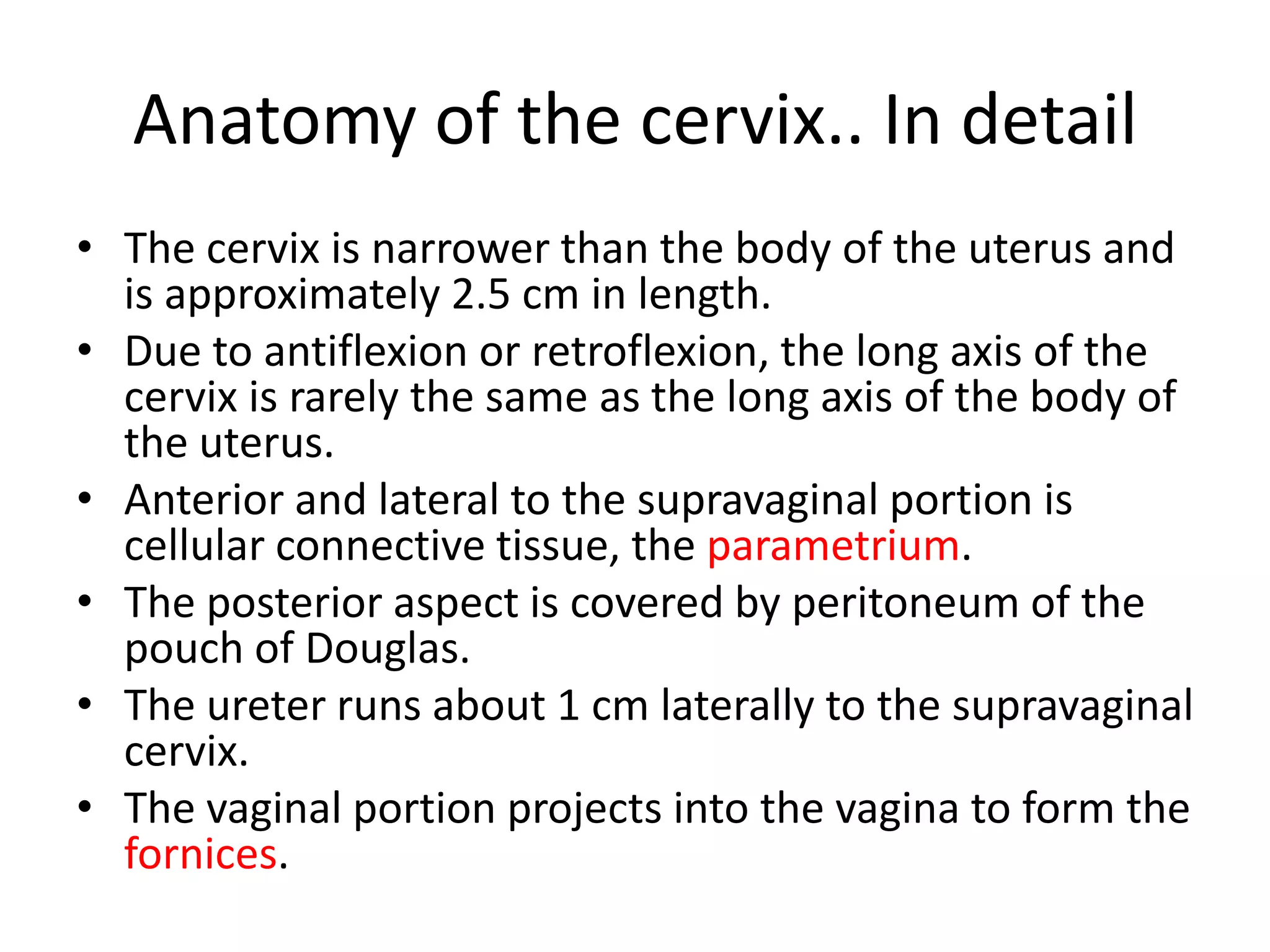 Hypertrophic elongated cervix (elongation of cervix) | PPTX