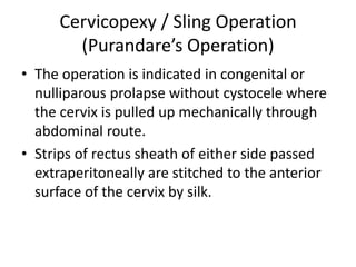 Hypertrophic elongated cervix (elongation of cervix) | PPTX