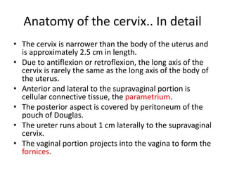 Hypertrophic elongated cervix (elongation of cervix) | PPTX
