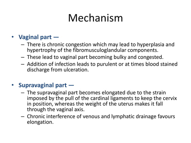 Hypertrophic elongated cervix (elongation of cervix) | PPTX | Pregnancy ...
