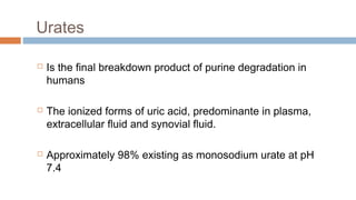 Hyperureacmia and gout | PPT