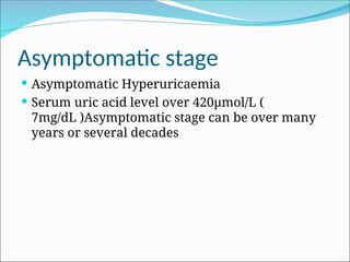 Diagnostic and treatment of Hyperuricaemia & Gout.ppt