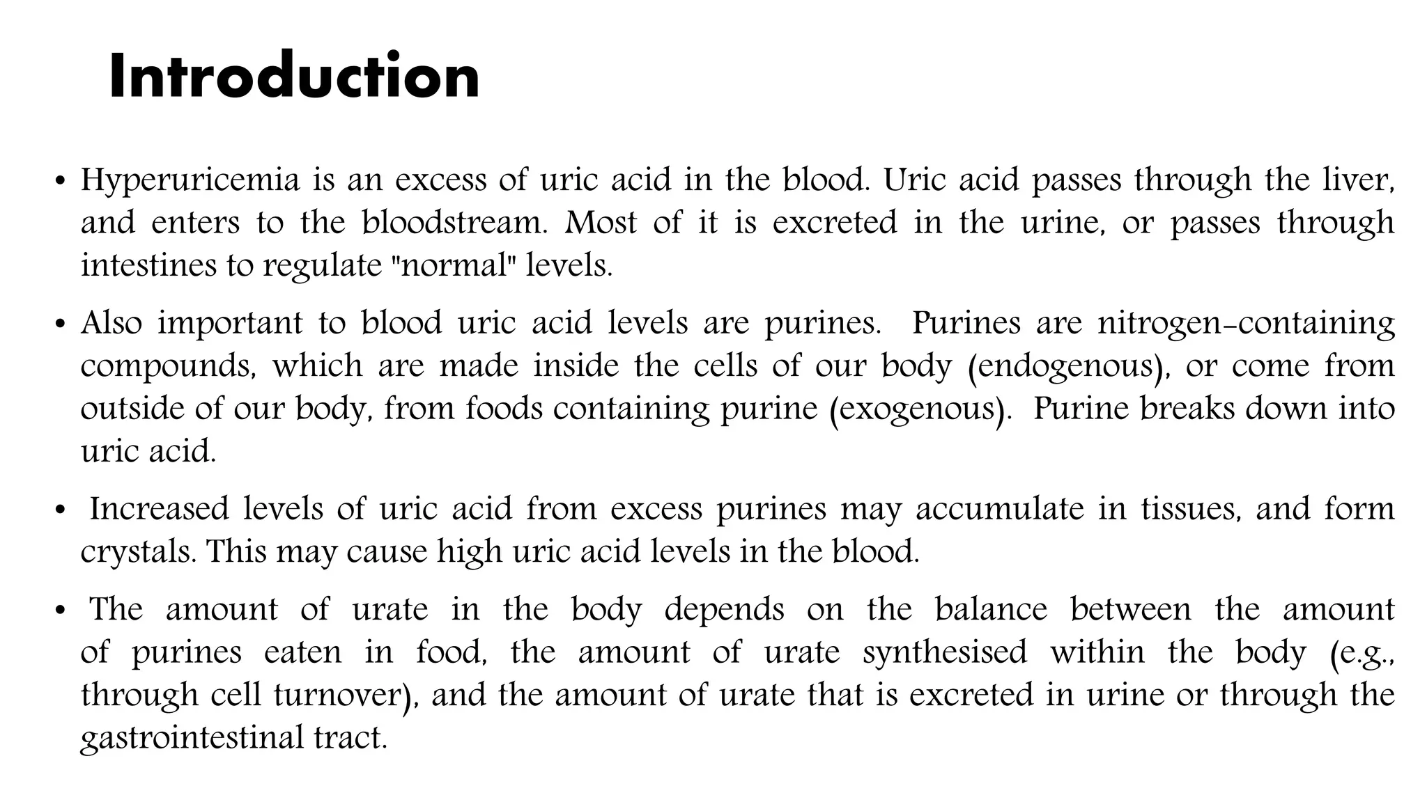 Hyperuricemia | PPTX