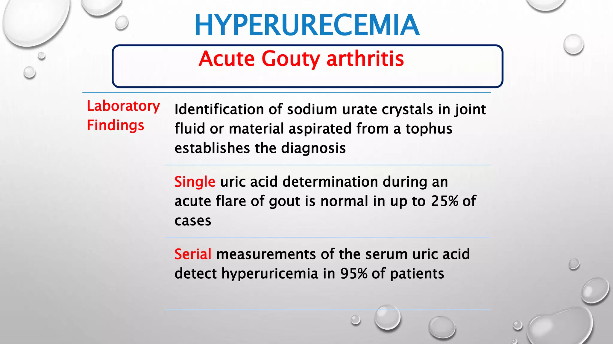 Hyperuricemia | PPTX