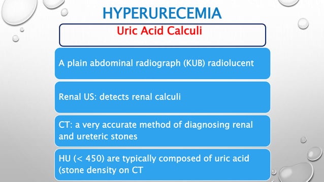 Hyperuricemia | PPTX