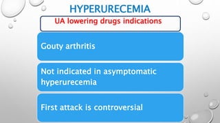 Hyperuricemia | PPTX