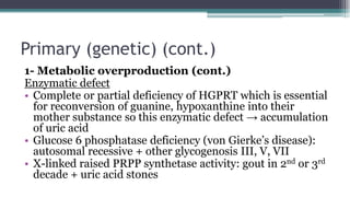 Hyperuricemia and Gout | PPTX