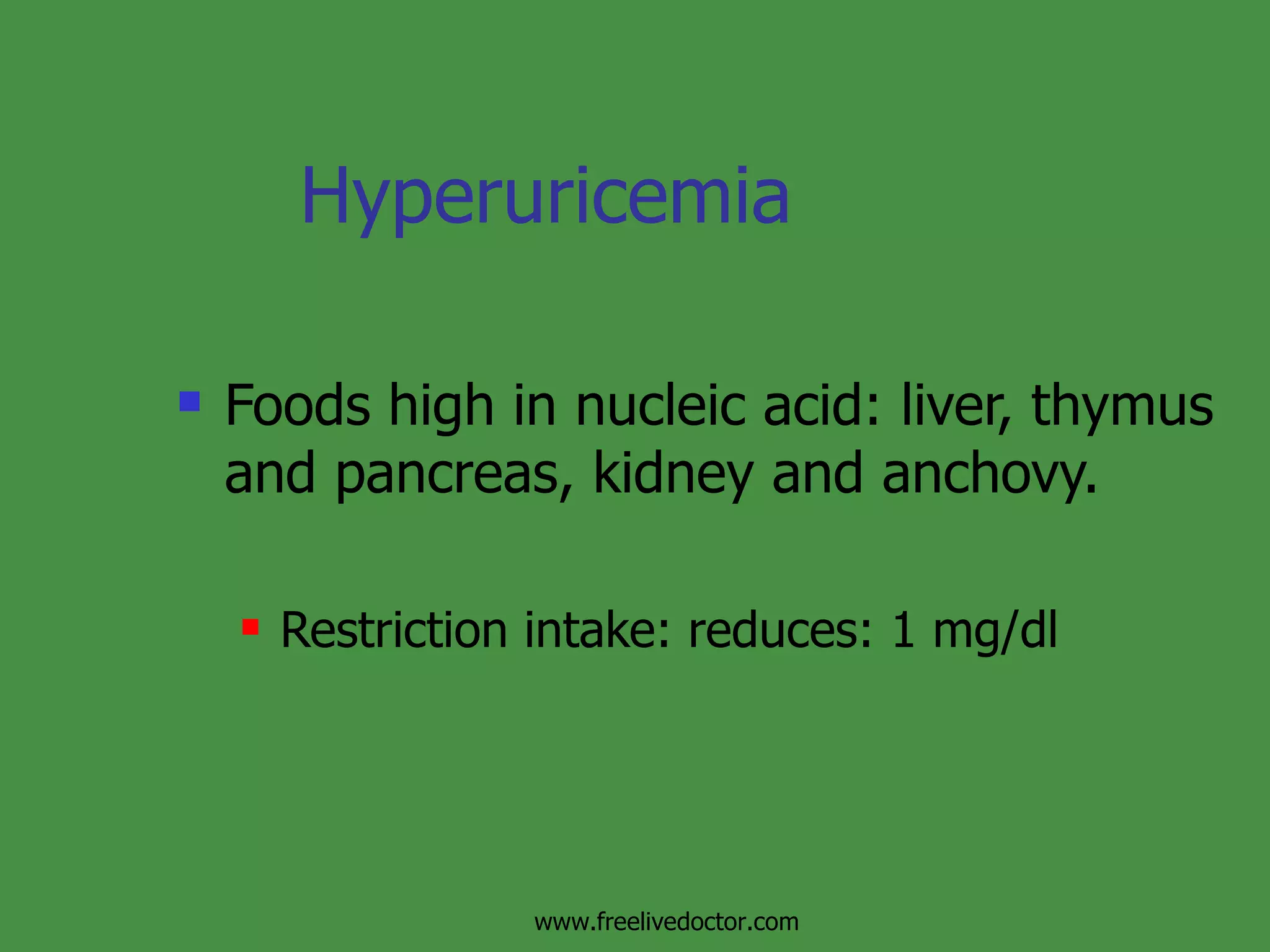 Hyperuricemia and gout | PPT