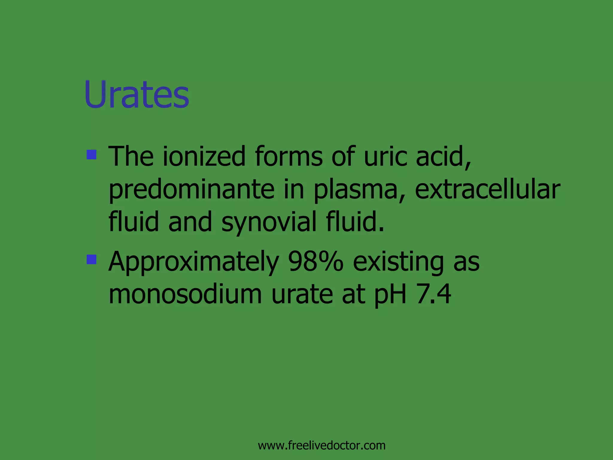 Hyperuricemia and gout | PPT