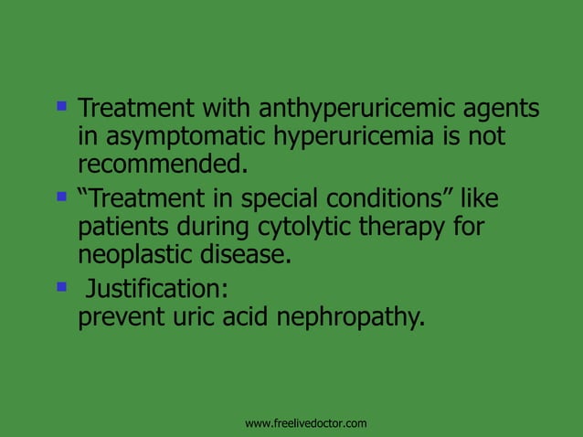 Hyperuricemia and gout | PPT