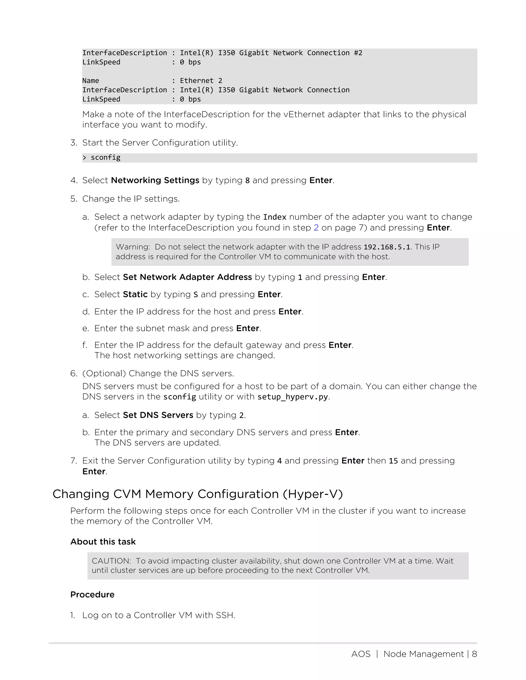 Hyper v admin-aos-v510 | PDF