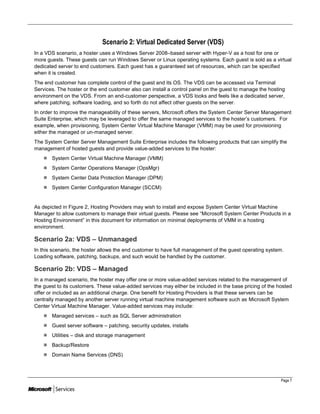 Hyper-V Hosting Guidance | PDF