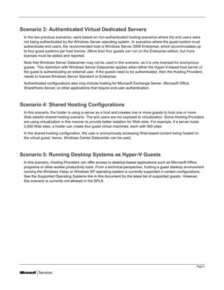 Hyper-V Hosting Guidance | PDF