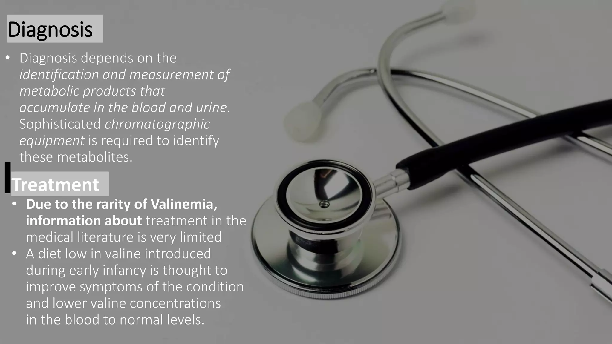 Hypervalinemia amino acids metabolism disorder | PDF