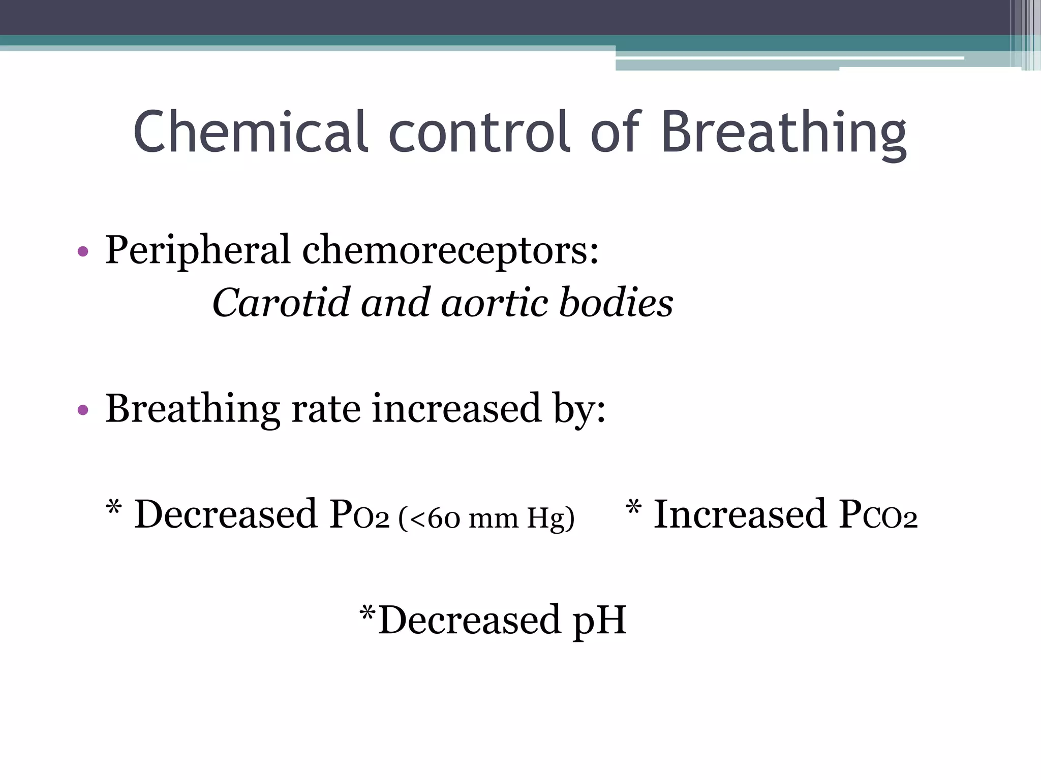 Hyperventilation And Control Of Respiration Pptx