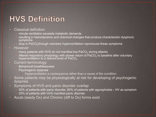 Hyperventilation syndrome | PPTX | Lung and Respiratory Health ...