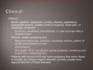 Hyperventilation syndrome | PPTX | Lung and Respiratory Health ...