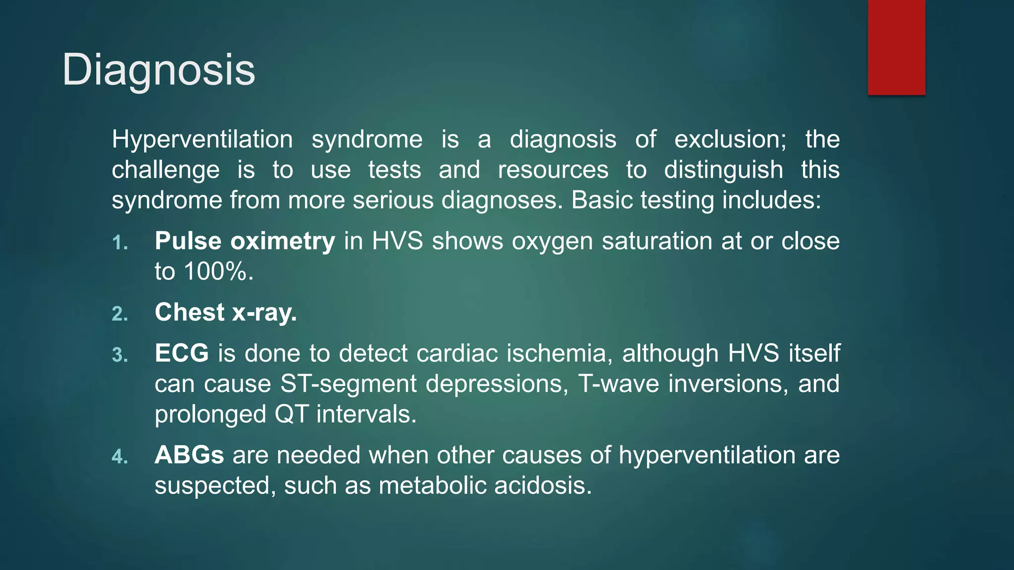 Hyperventilation syndrome | PPTX