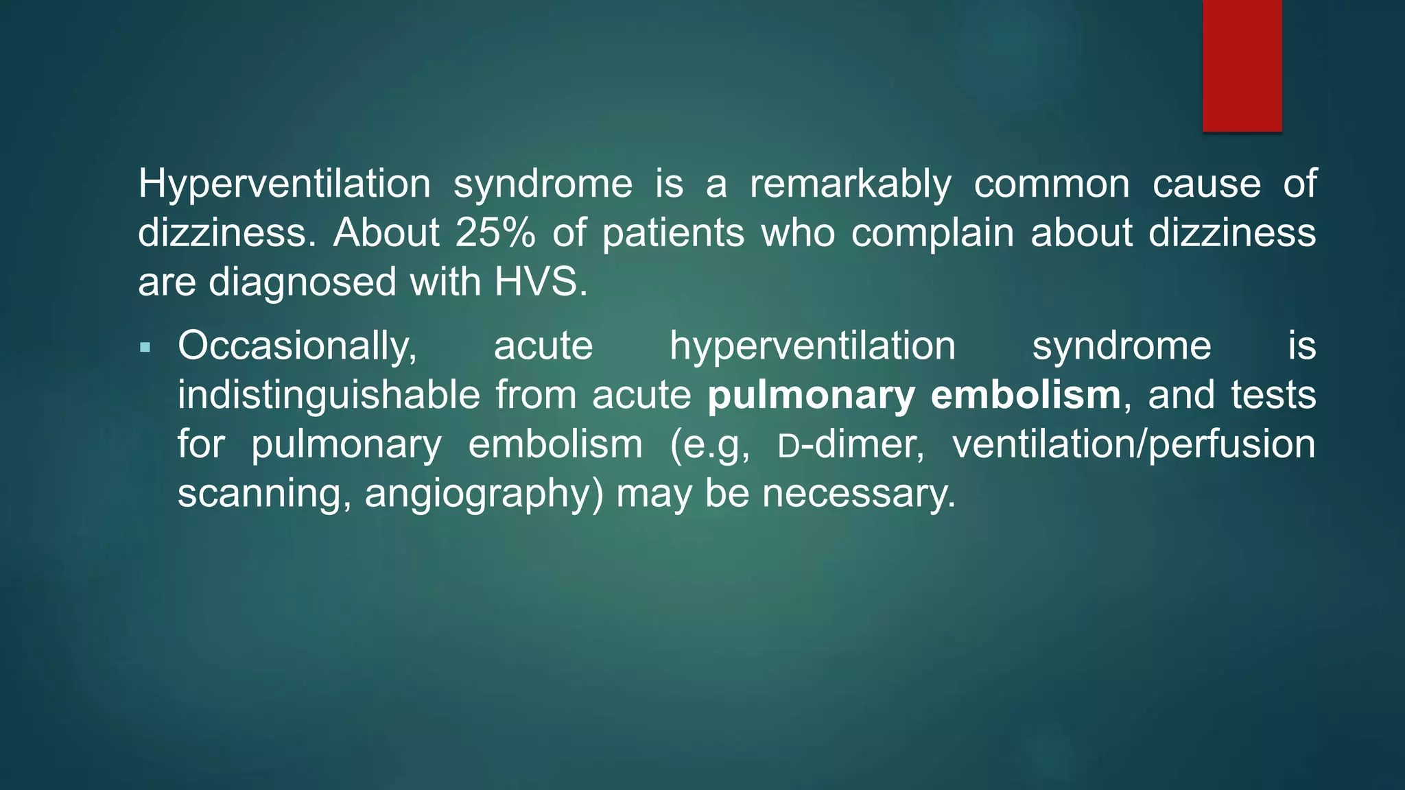 Hyperventilation syndrome | PPTX