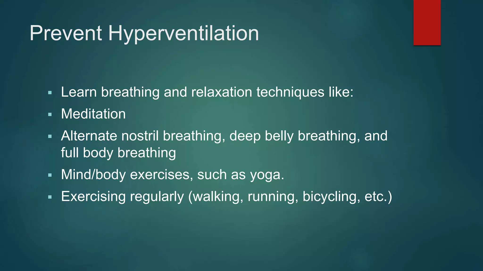 Hyperventilation syndrome | PPTX