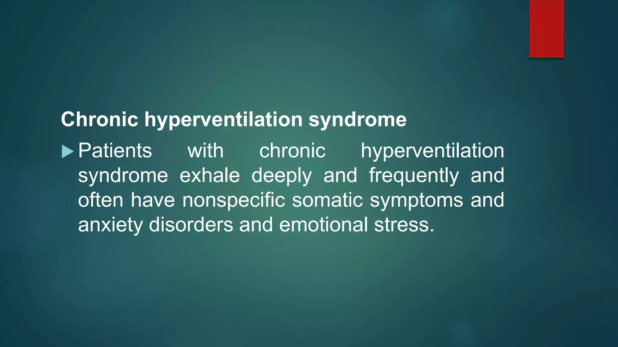 Hyperventilation syndrome | PPTX