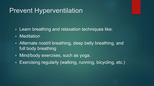 Hyperventilation syndrome | PPTX | Lung and Respiratory Health ...