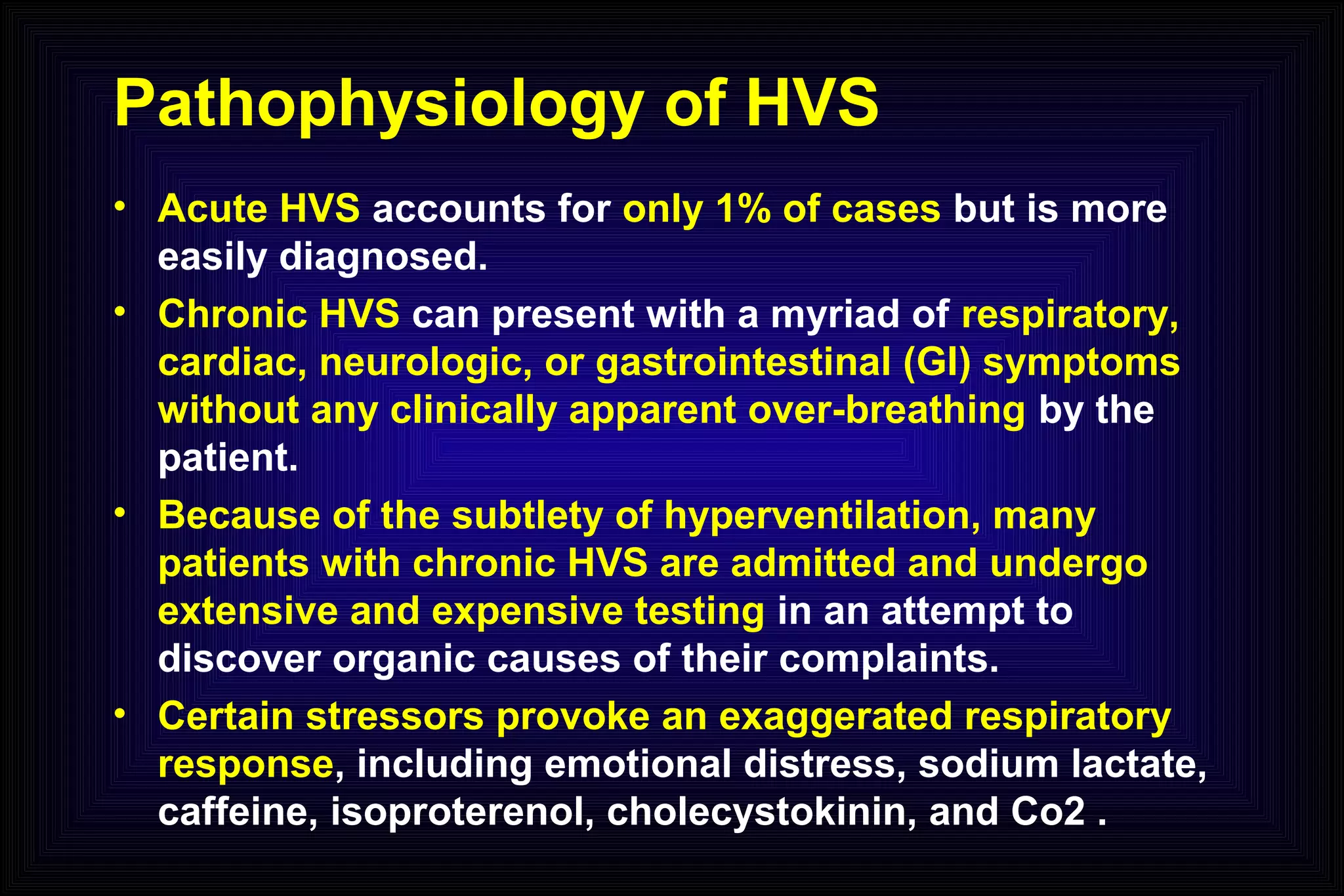 Hyperventilation syndrome. | PPT