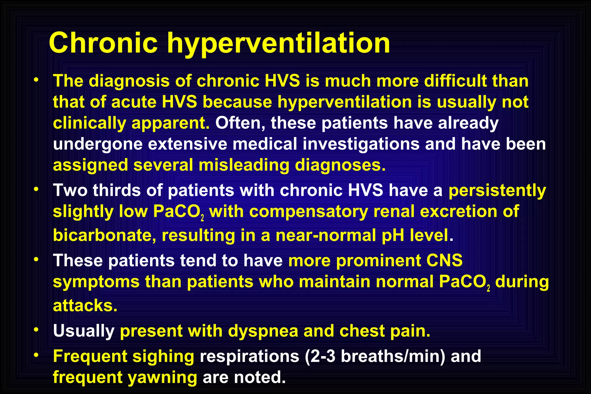 Hyperventilation syndrome. | PPT