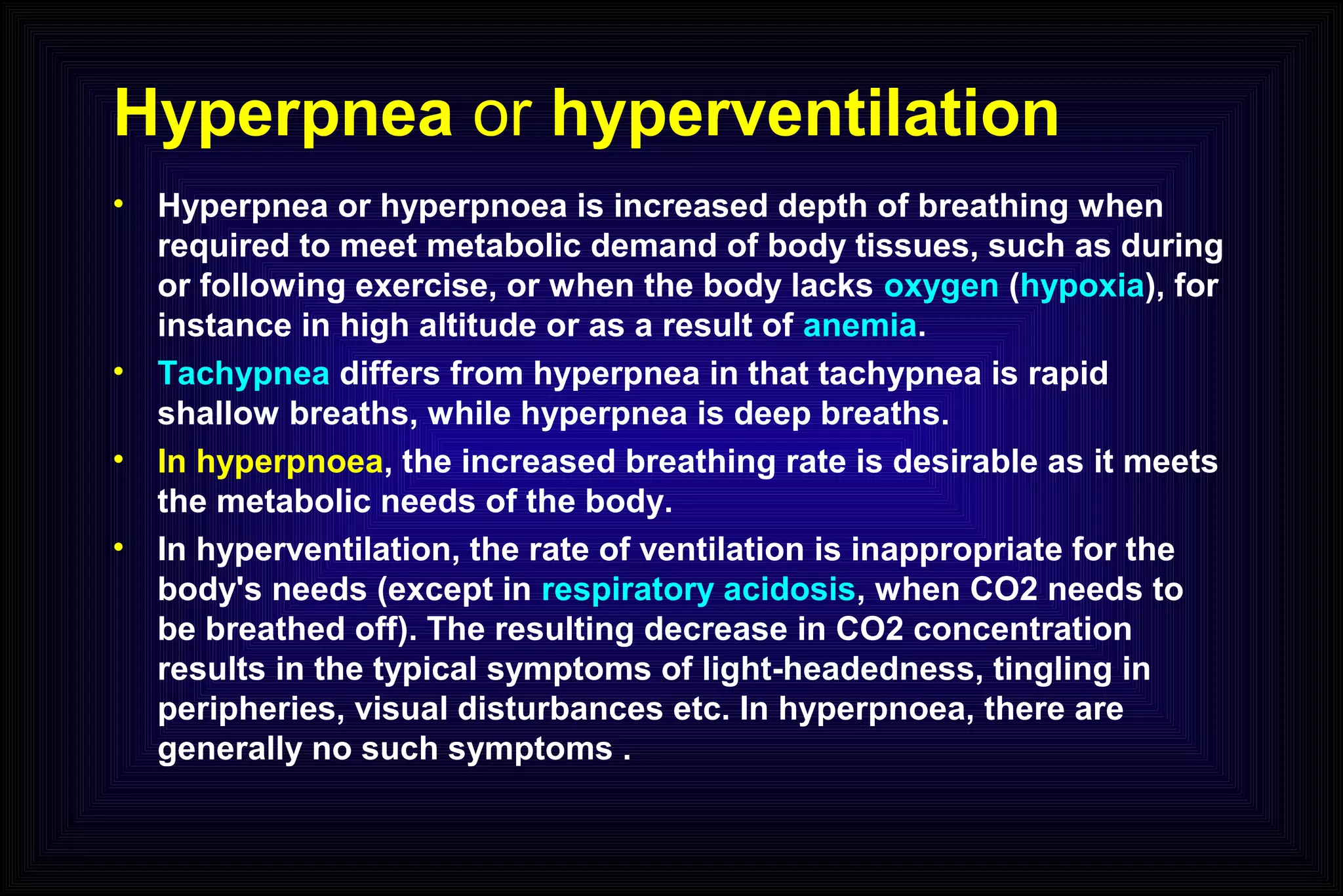 Hyperventilation Syndrome Ppt