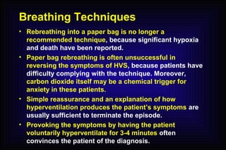 Hyperventilation syndrome. | PPT