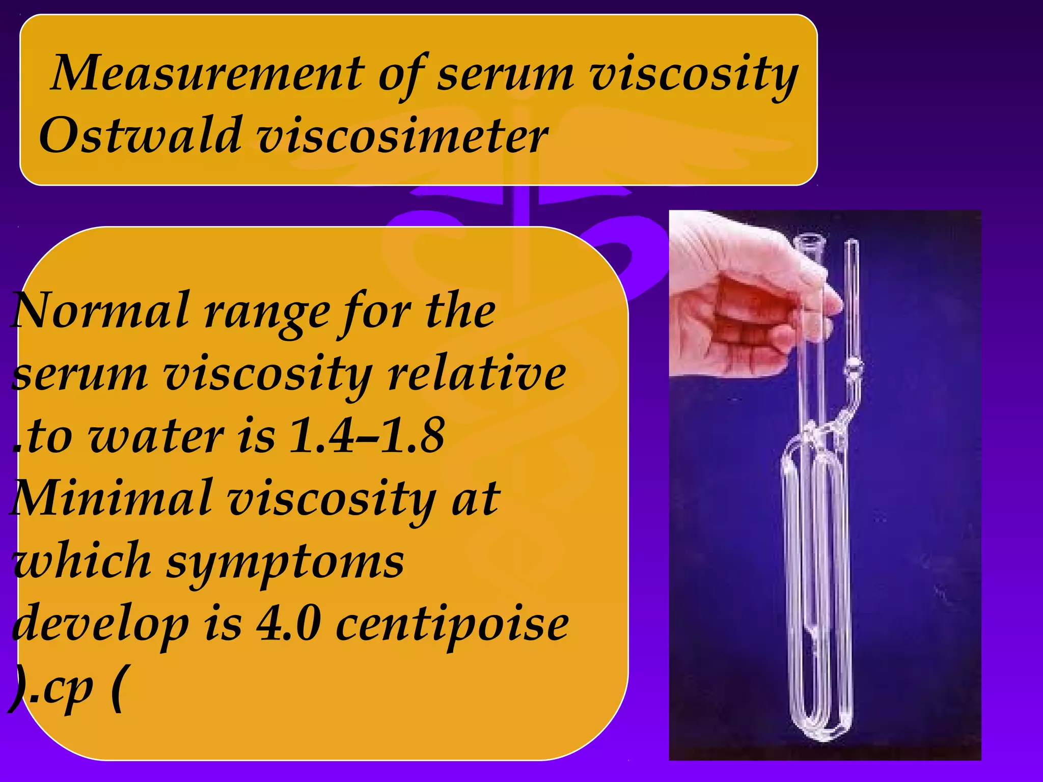 Hyperviscosity syndrome | PPT