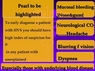 Hyperviscosity syndrome | PPT