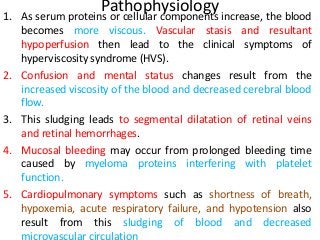 Hyperviscosity syndrome | PPT