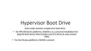 Hypervisor breakfix for boot drive replacement | PPTX