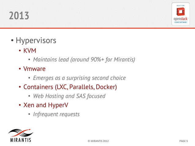 Does Hypervisor Matter in OpenStack? | PPT