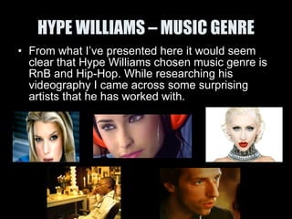 Music Video Director - Hype Williams | PPT