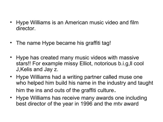 Hype williams | PPT