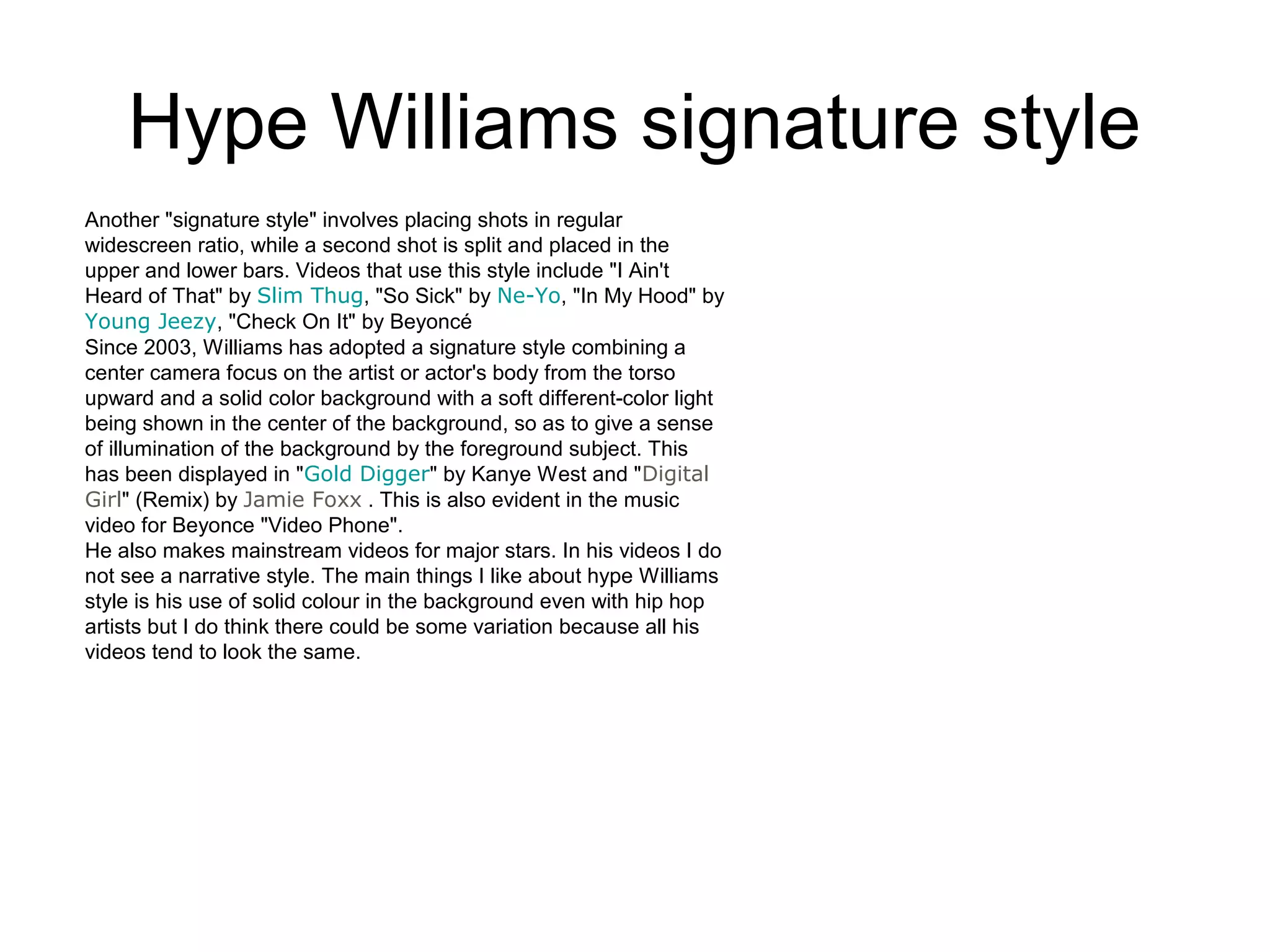 Hype williams | PPT